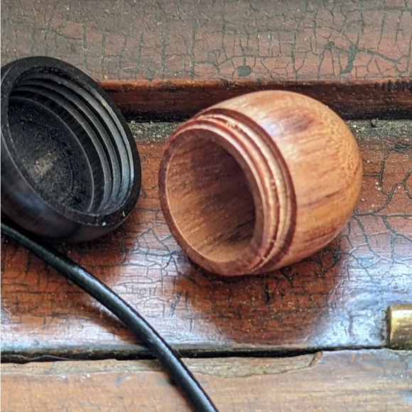 Jewelry | Acorn Cap Dome Crown Hex Nut Thumbnut Oaknut Cupule Wood Vial ...